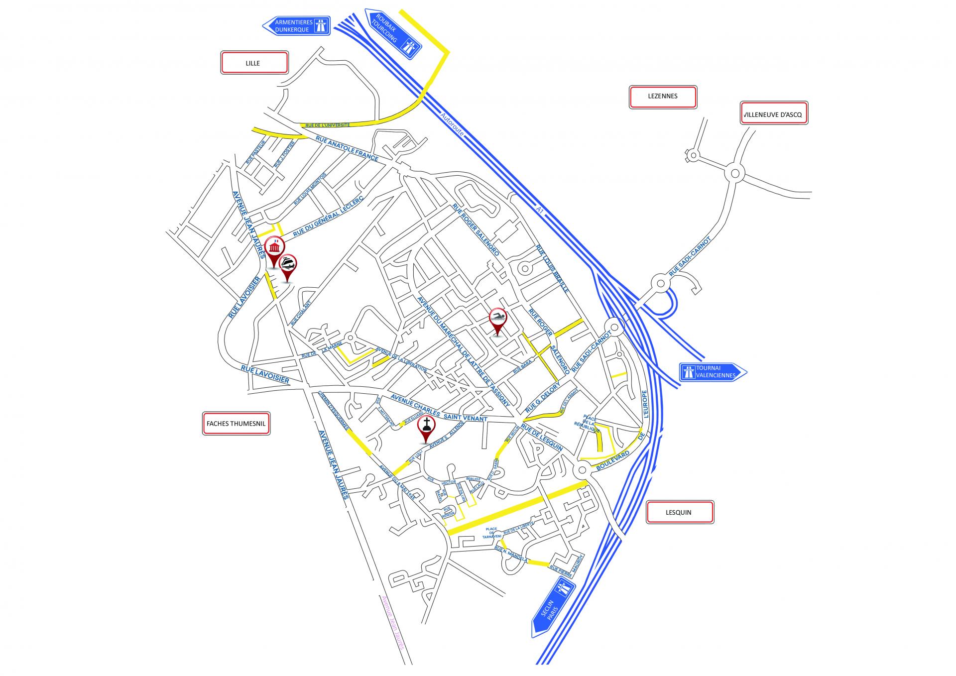 Parcs et chemins | Ville de Ronchin